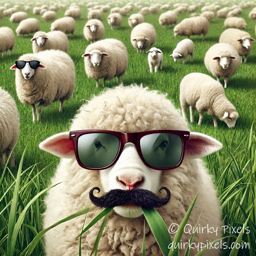 Quirky Pixels - Original Humorous Digital Art